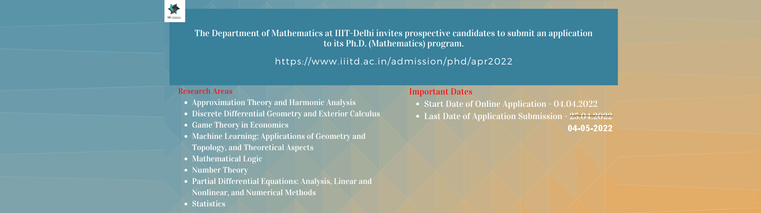 Math - IIIT Delhi